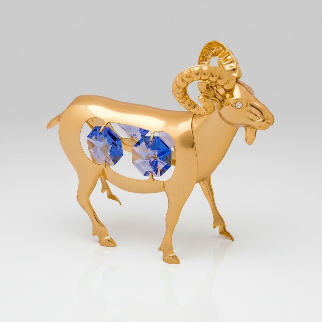 Фигурка Барашек с цв. кр. A2036822 Crystal Temptations, Металл, кристалл