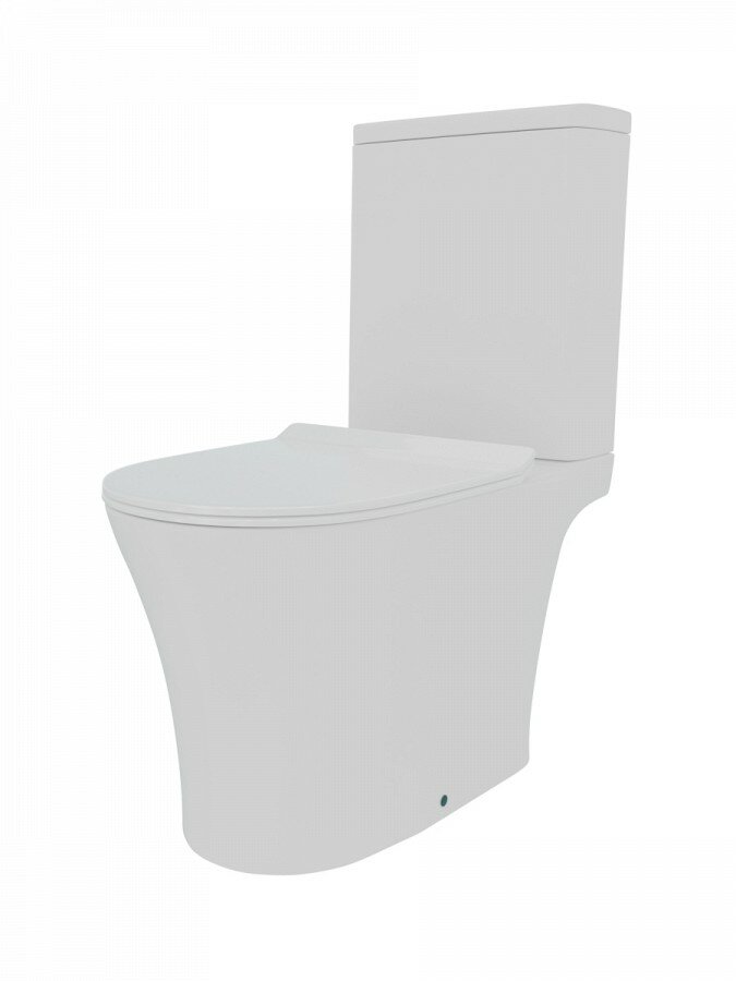 Унитаз напольный Watersense Barbara Pro Vortex, MW99120, безободковый, торнадо, сиденье микролифт