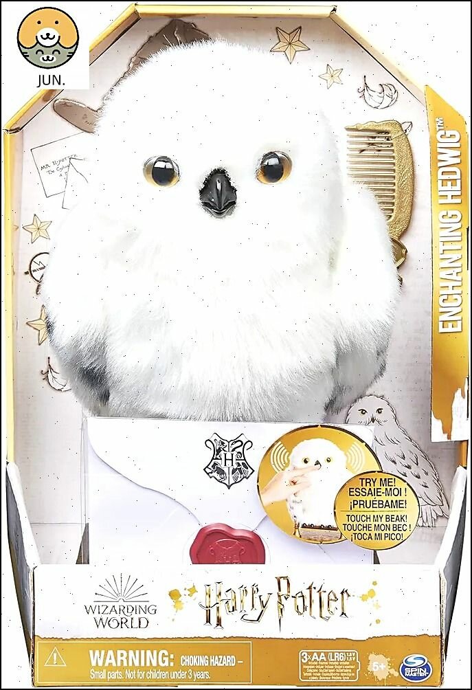 Интерактивная игрушка Сова Букля Гарри Поттер Wizarding World Harry Potter 6061829(Содержит батареи)