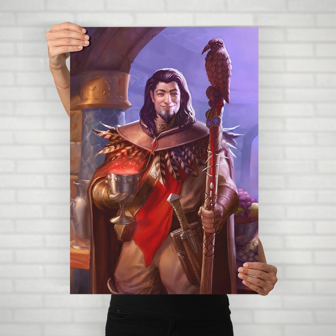 Плакат на стену для интерьера Варкрафт (Медив 2) - Постер по игре формата А1 (60x84 см)