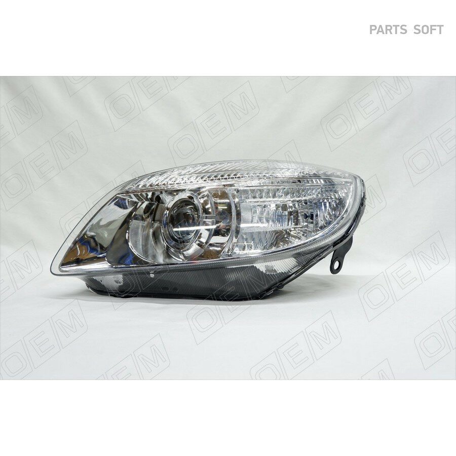 Фара левая Skoda Fabia 2 5J 2007-2010, линзованная от официального дистрибьютора, OEM, артикул OEM0191FL