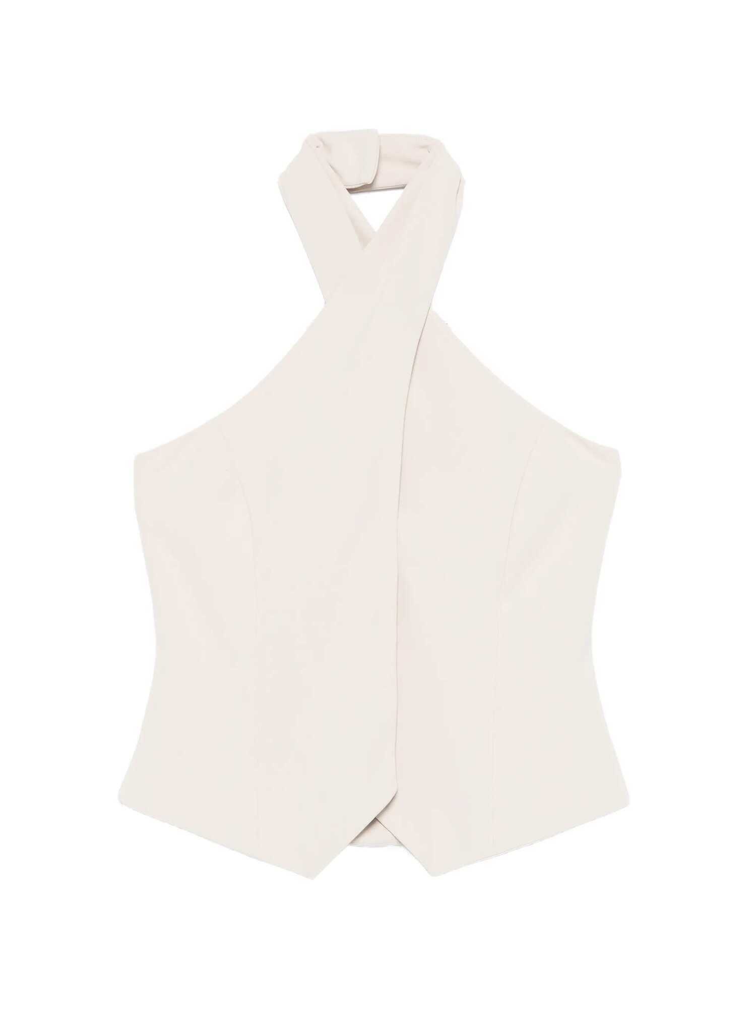 Жилет FEDERICA BASSI Backless button jacket