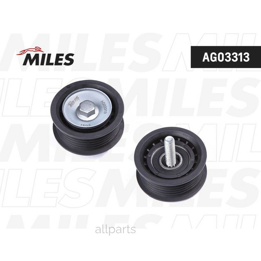 MILES AG03313 Ролик приводного ремня HYUNDAI IX35 10-/KIA CERATO 08-/SPORTAGE 10-