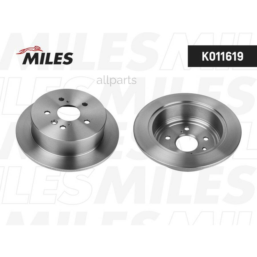 MILES K011619 Диск тормозной LEXUS RX300/RX330/RX350/RX400H задний