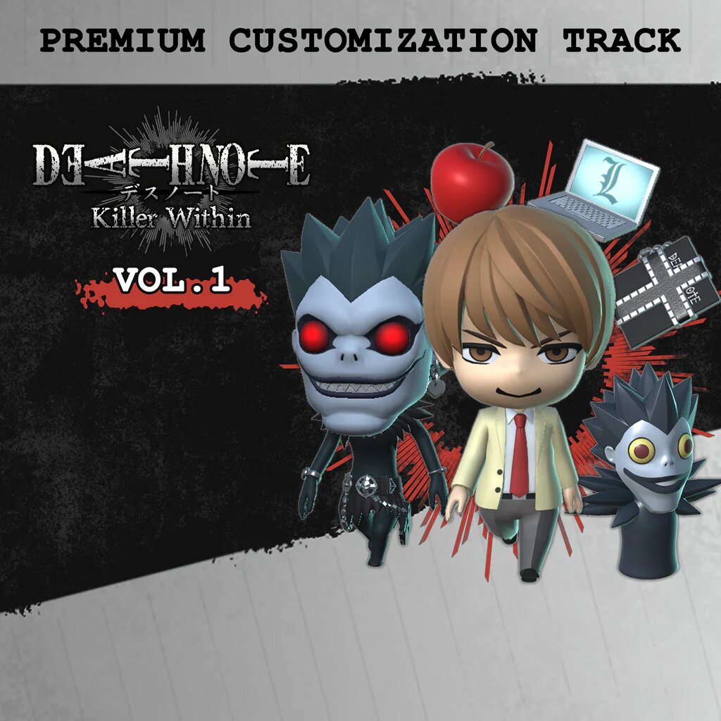 Дополнение DEATH NOTE Killer Within - Premium Customization Track Vol. 1, цифровое издание PlayStation 5, регион Турция / код пополнения баланса