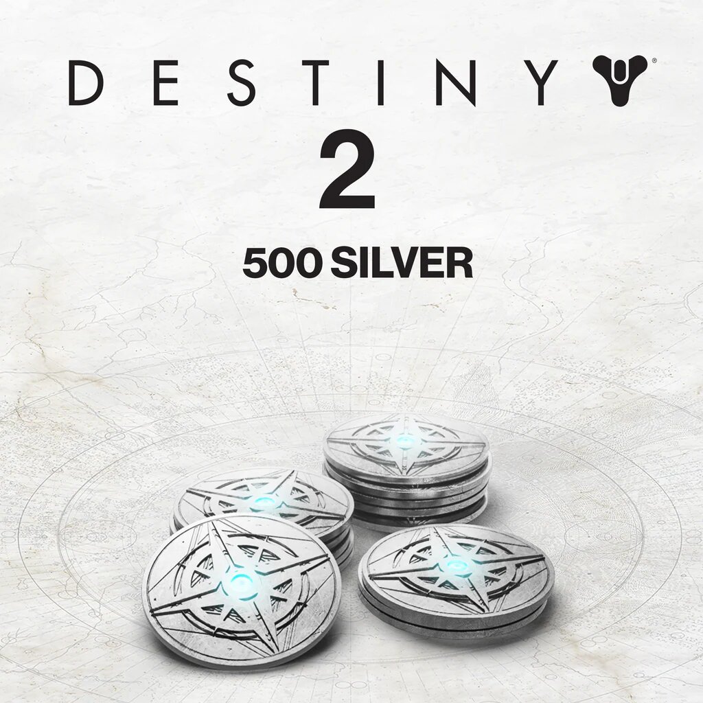 Дополнение 500 Destiny 2 Silver, цифровое издание PlayStation 4 и PlayStation 5, регион Индия / код пополнения баланса