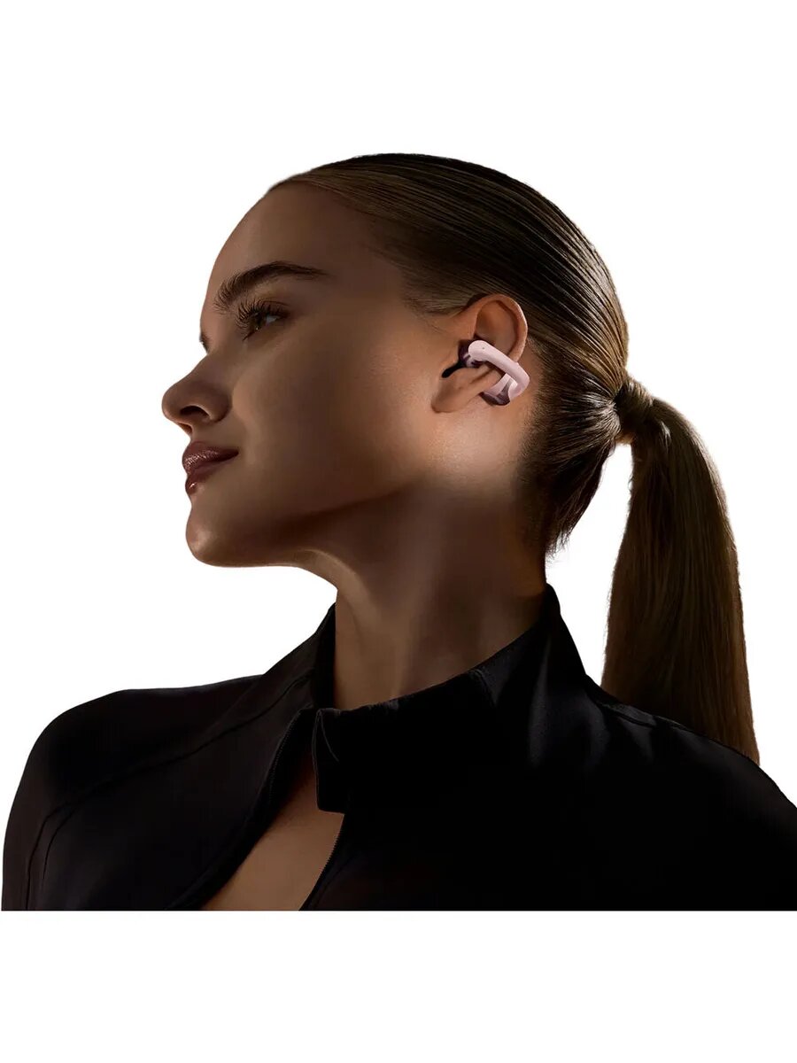 Наушники SHOKZ "OpenDots One", Bluetooth, розовые, беспроводные — фото 1