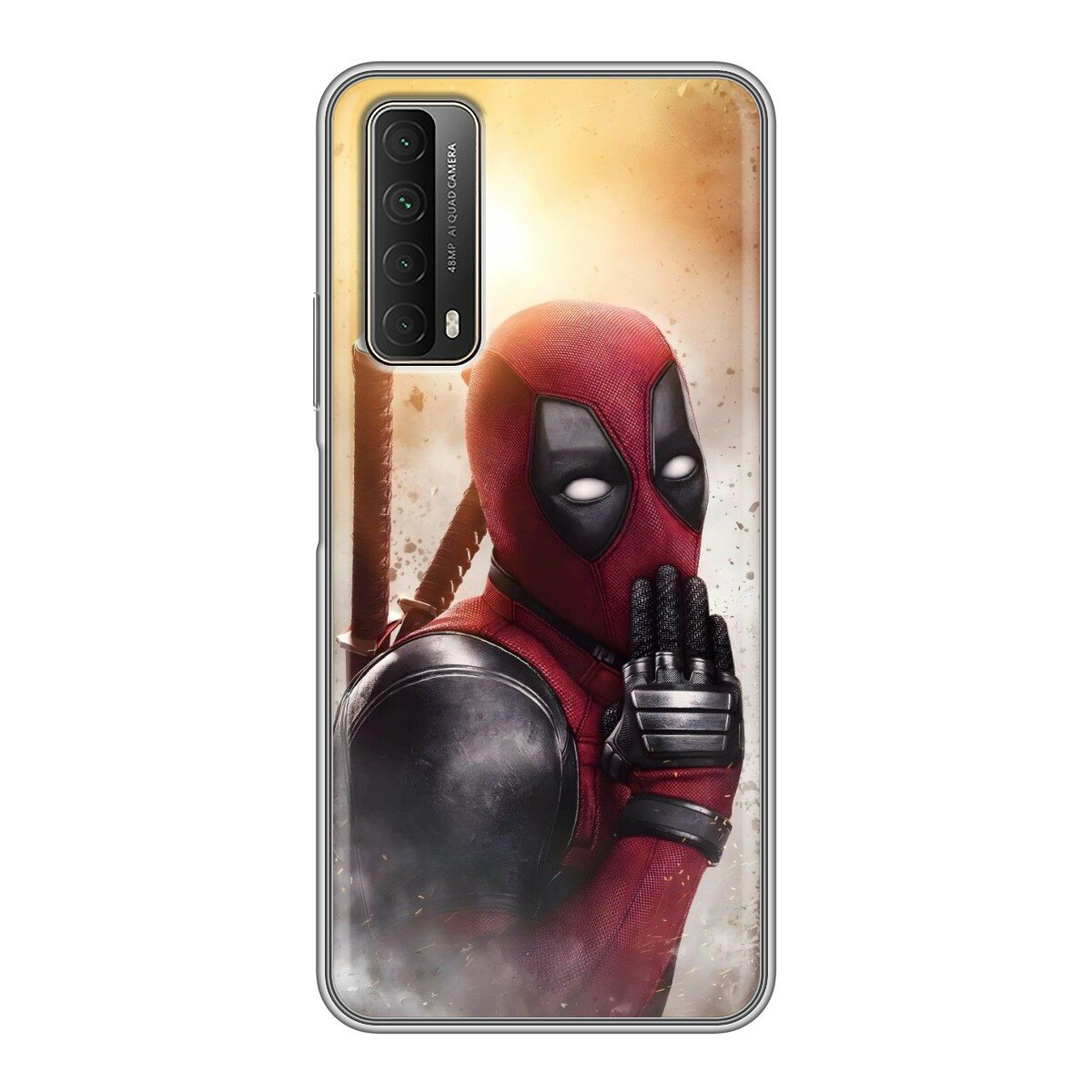 Чехол для Huawei P Smart (2021) с принтом для мальчиков с Дэдпулом (Хуавей П Смарт 2021)