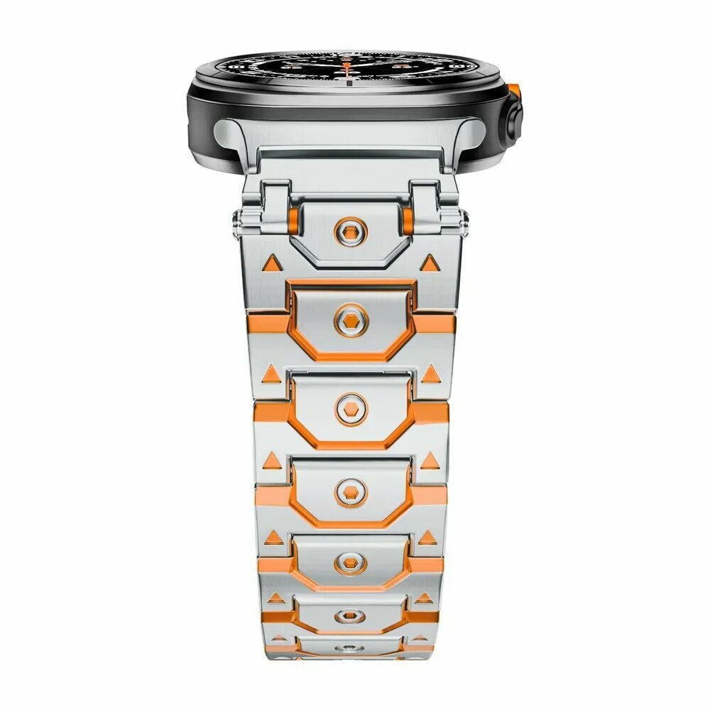 Ремешок из нержавеющей стали, подходит для Samsung Watch 4 5 6 7 Galaxy Watch Ultra 47 мм и Galaxy Watch 8 40/44 мм/Classic 46 мм серии