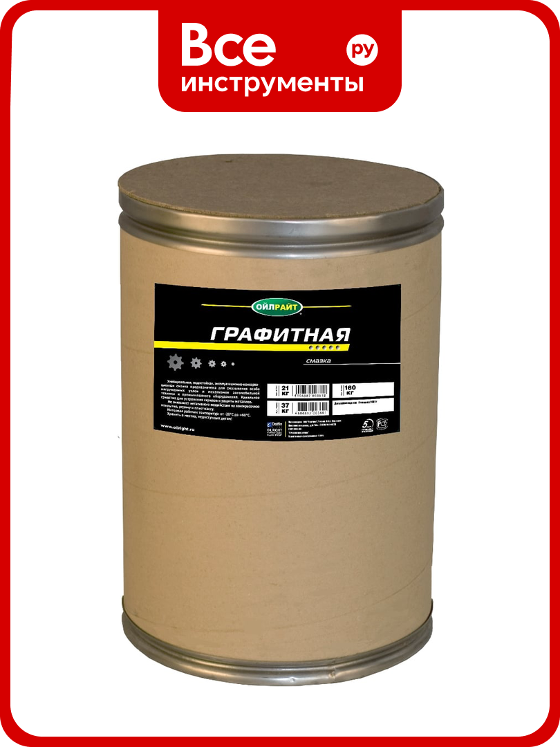 Графитная смазка OILRIGHT 21 кг 6042, металл, для смазки особо нагруженных узлов