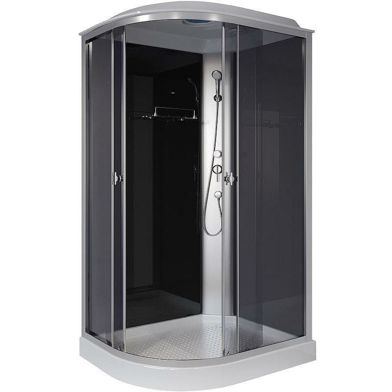Душевая кабина Niagara Eco 120x80 E120 80 13R TN профиль хром, без гидромассажа, правая