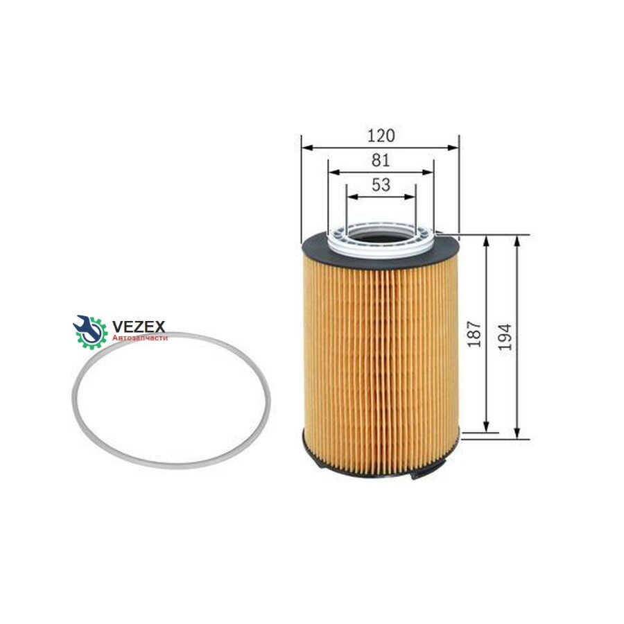 BOSCH F026407191 фильтр масляный !\MAN TGS/TGX