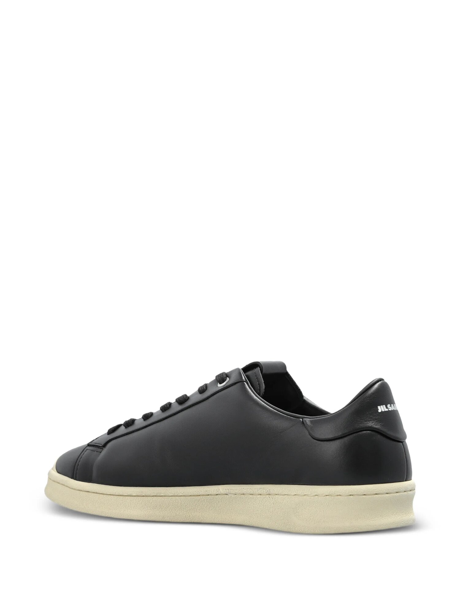 Кроссовки Jil Sander Leather sneakers, размер 40, black/black — фото 1