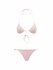 Купальник MC2 Saint Barth Charm-embellished triangle bikini, размер 46, coral pi...