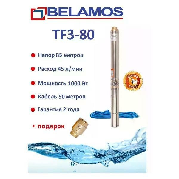 Насос погружной Belamos TF3-80