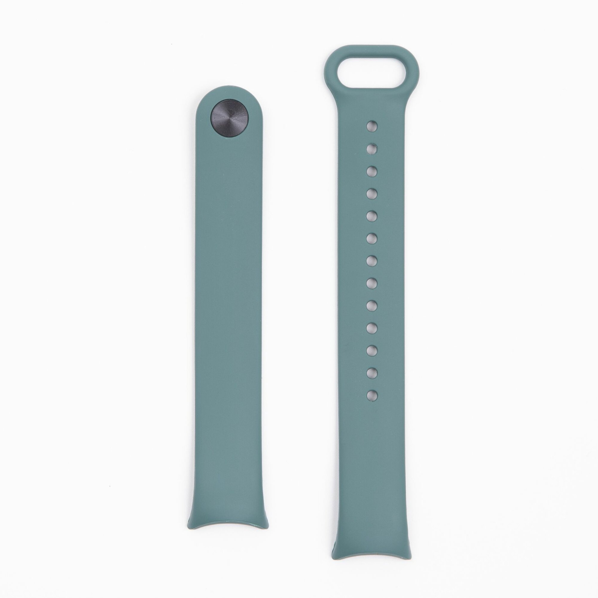 Ремешок для Xiaomi Mi Band 8 / Силиконовый ремешок для смарт-часов / Темно-бирюзовый
