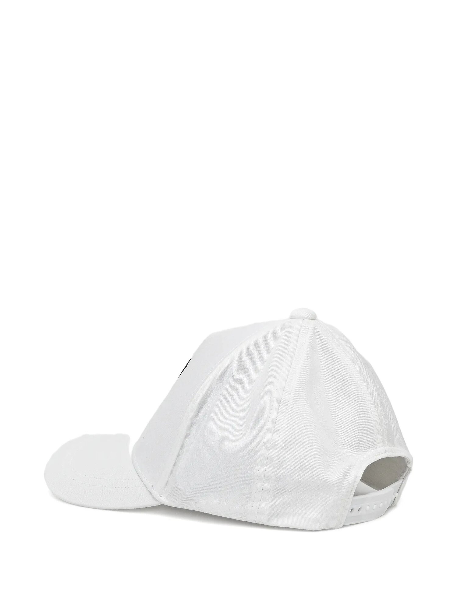 Шапка Armani Exchange Logo-embroidered baseball cap для девочек, размер OneSize, бежевый/белый — фото 1