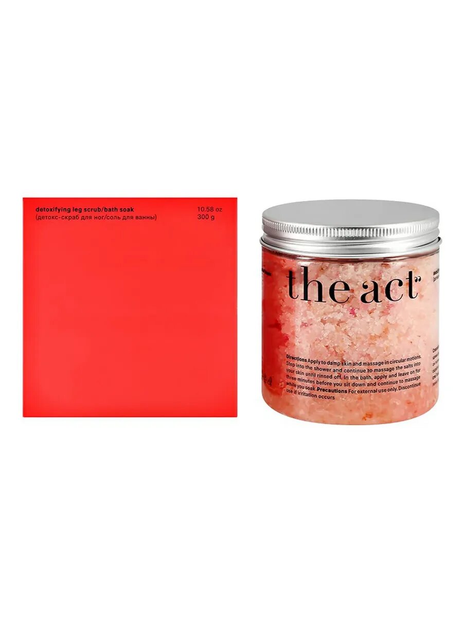Скраб для ног The Act детокс 300 г