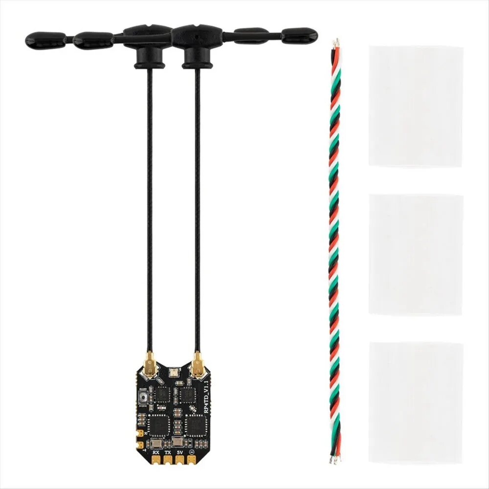 Для Radiomaster RP4TD ExpressLRS 2,4 ГГц Наноприемник, встроенный в WIFI TCXO (RP4TD FCC)