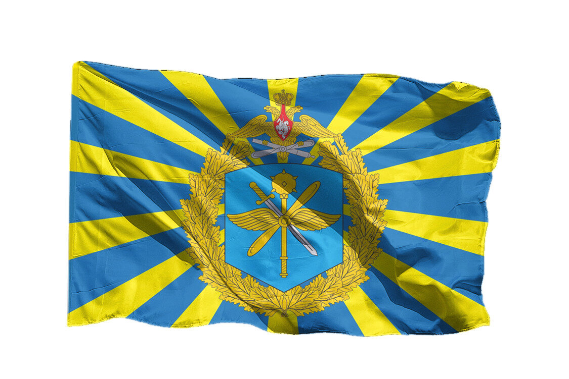 Флаг дальней авиации на сетке, 90х135 см - для улицы, для флагштока