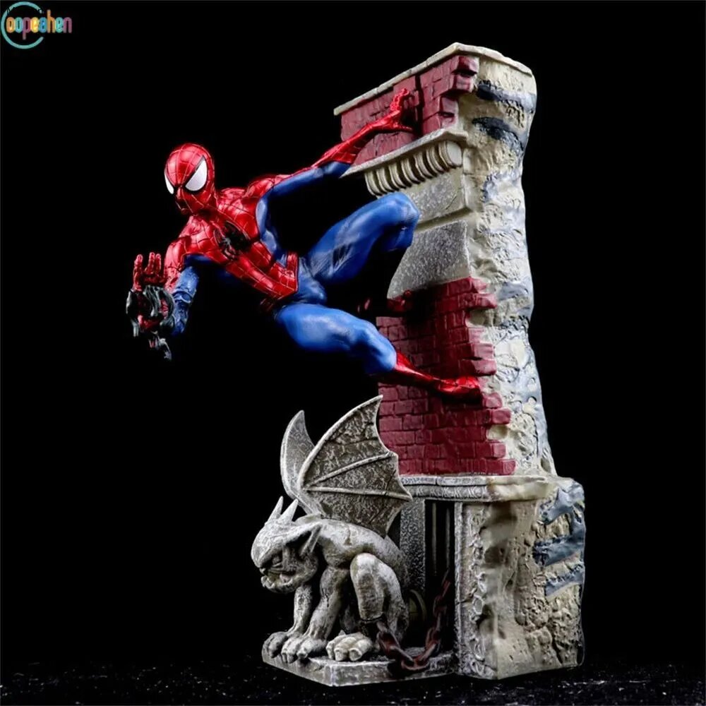 Статуэтка Marvel DXG Веном и Человек-паук, коллекционная модель из ПВХ, высота 27 см (примерно 10,6 дюйма)