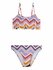 Купальник Missoni Zigzag fringed bikini, размер 152, coral pink