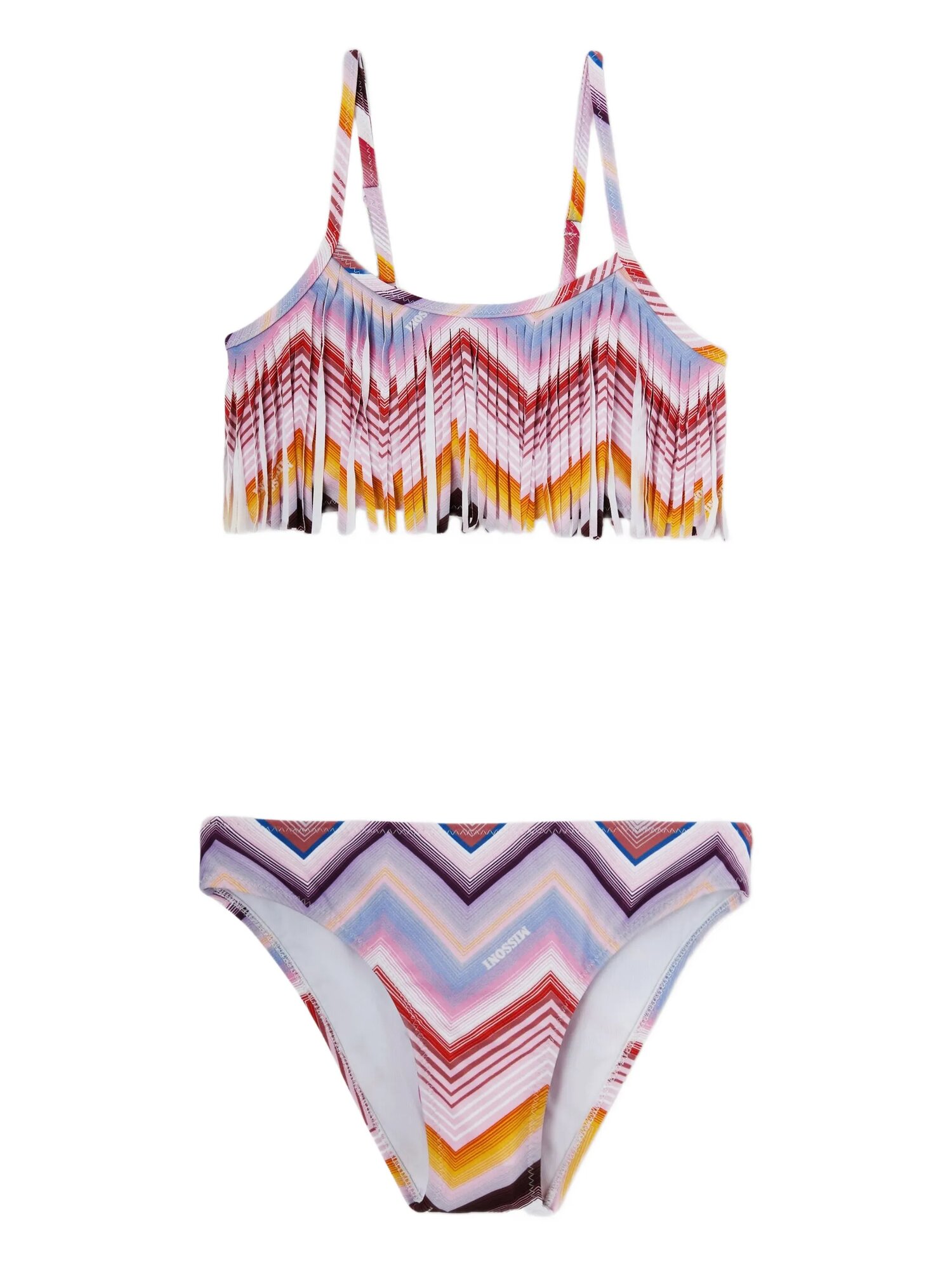 Купальник Zigzag fringed bikini
