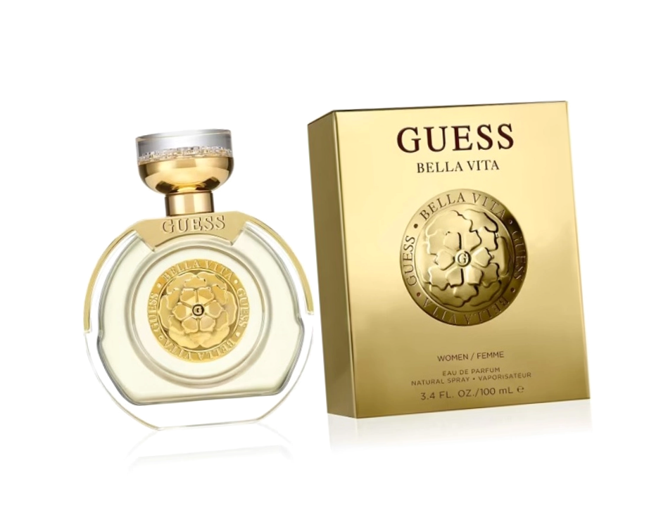 Духи для женщин Guess Bella Vita 100 мл - Гесс Сладкая Жизнь Золотые оттенки