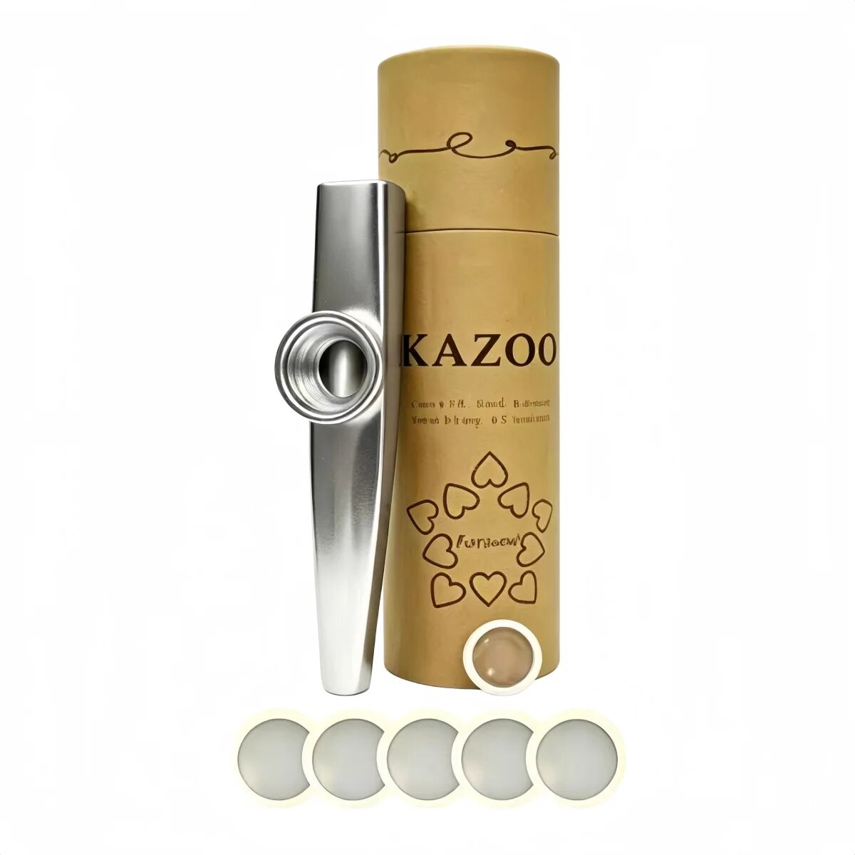 Набор Miwayer Kazoo с казуо, флейт-баррелем и 5 диафрагмами, 7 цветов, простой в освоении, музыкальный подарок для вечеринок