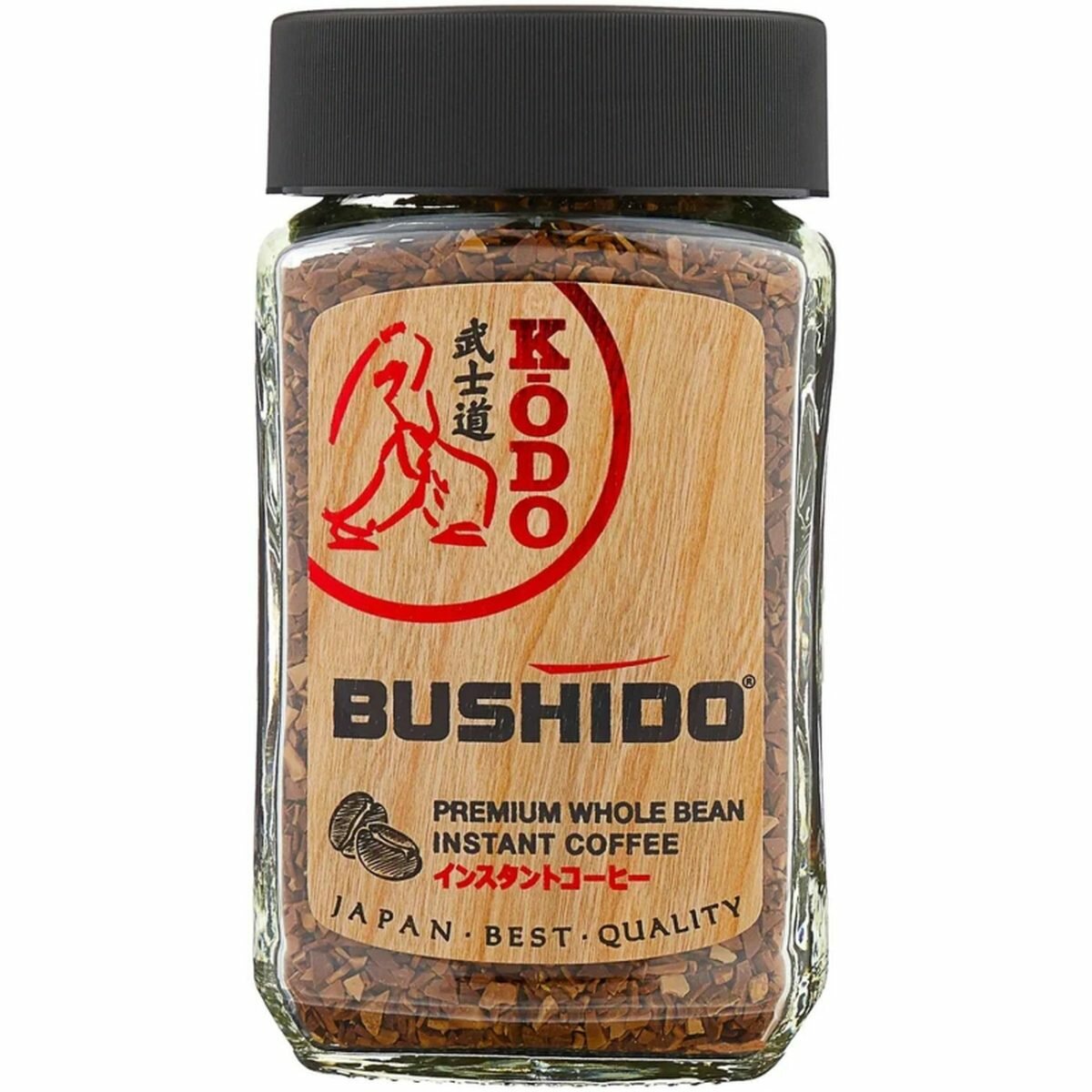 Кофе растворимый Bushido Kodo 95г (стекло), 9 уп.