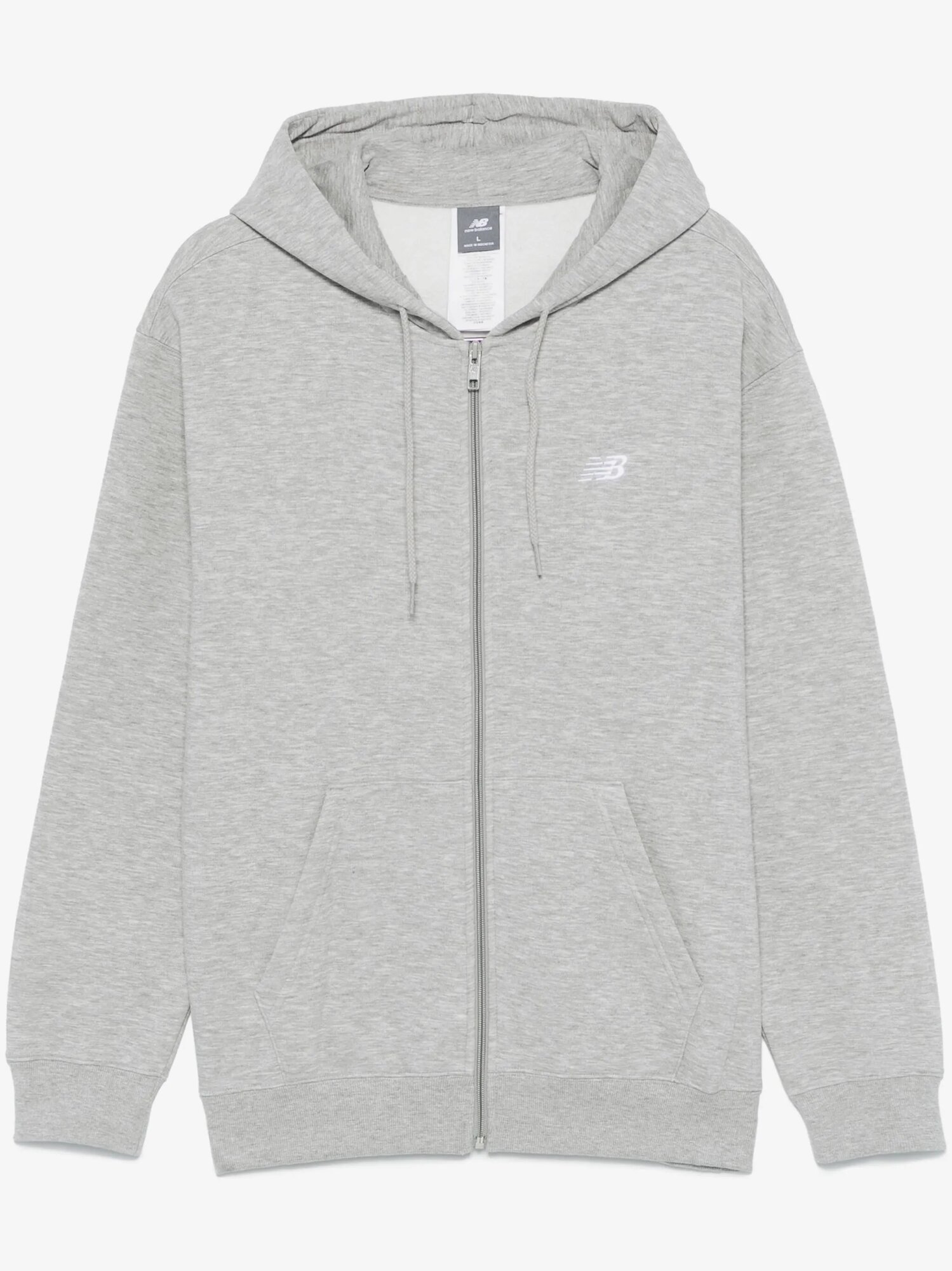 Худи New Balance, размер M, , grey