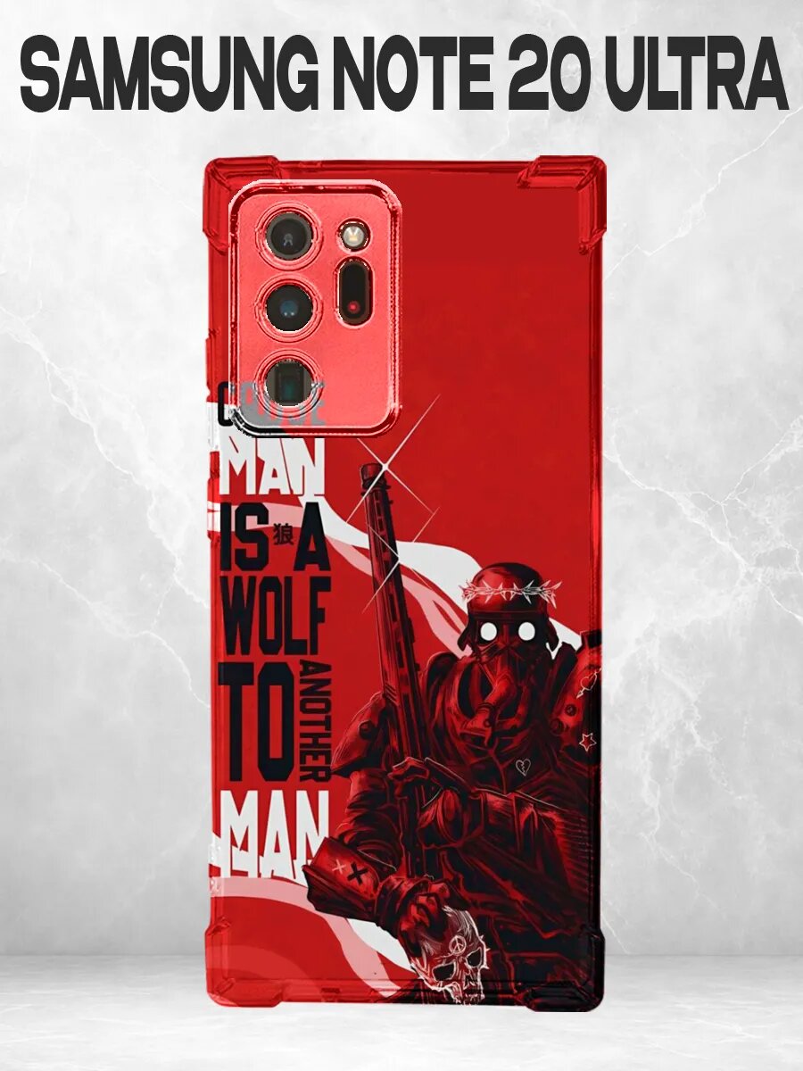 Чехол на Samsung Note 20 Ultra Warhammer 40000 цитата WH40K