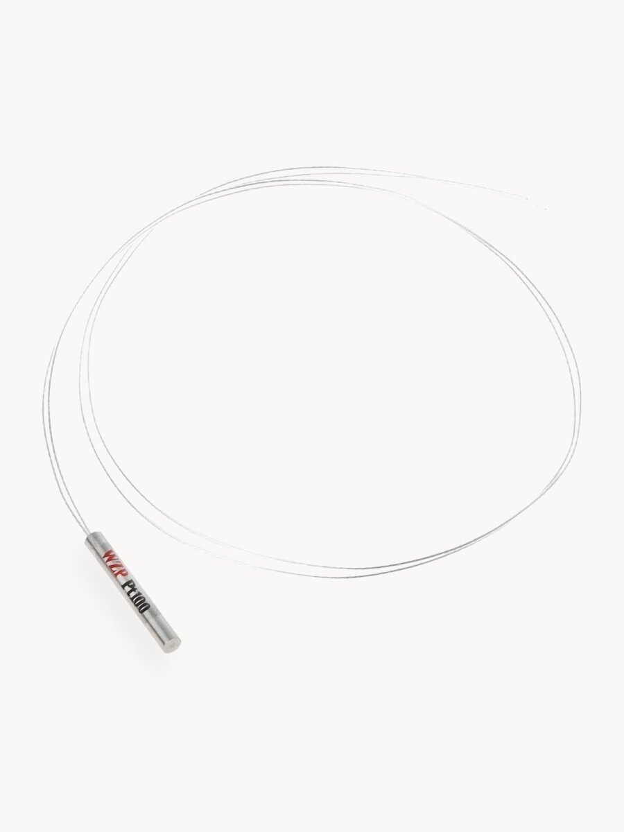 PT-100 датчик температуры (WZP-Pt100) 100 Ом, проводной в гильзе, 0.5 м, 1 шт.