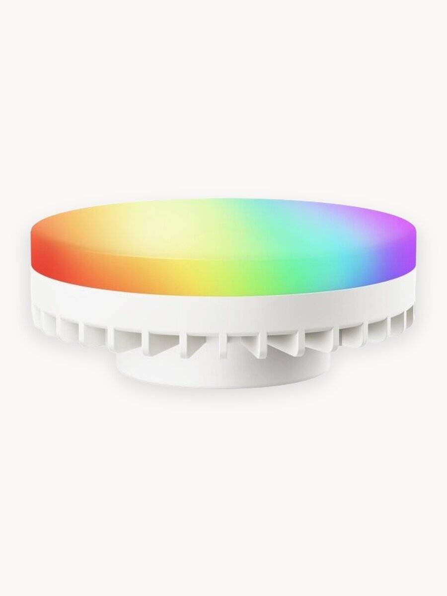 Умная лампочка Яндекс GX53, 806 Лм, RGB, работает с Алисой, Matter over WiFi (YNDX-00556)