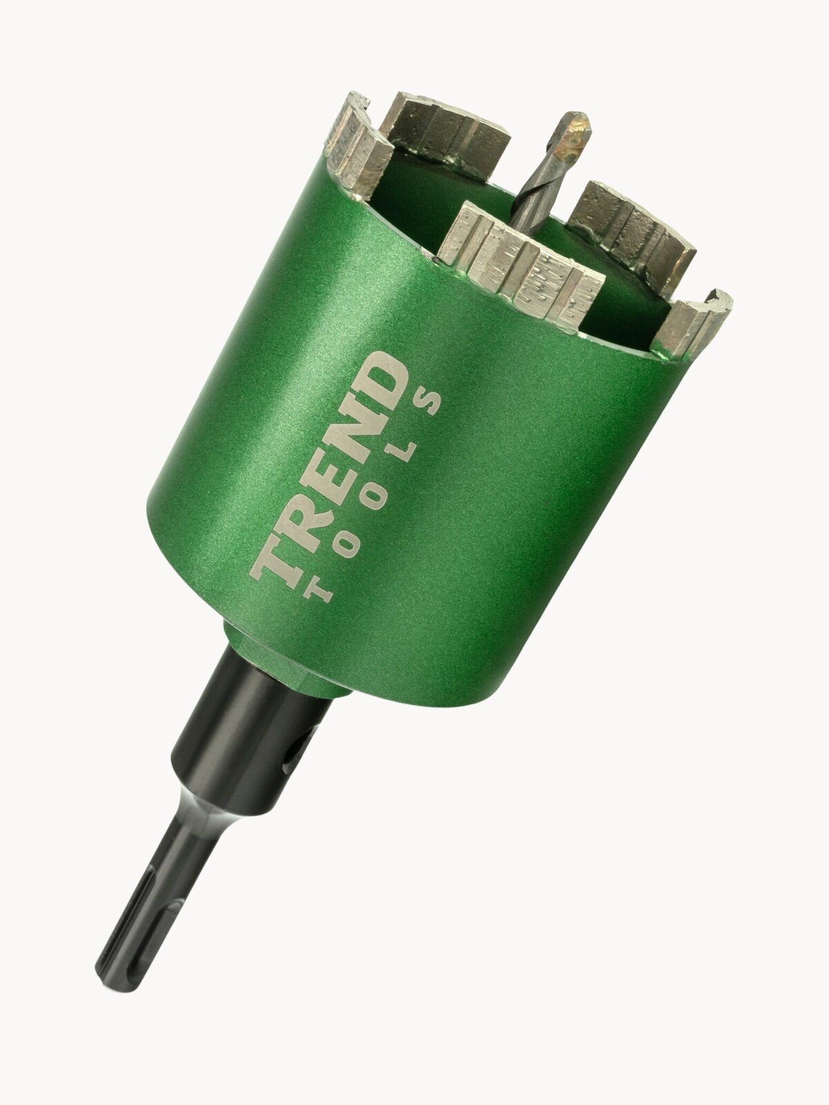 Коронка по бетону и кирпичу алмазная Trend Tools 72 мм для подрозетников, держатель Шестигранник, боковое пылеудаление