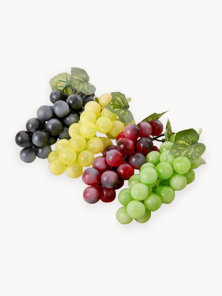 Муляж винограда Сима-Ленд "Виноград", матовый, 24 ягоды, 12см