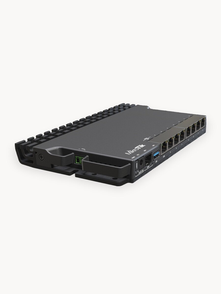 Маршрутизатор Mikrotik RB5009UG+S+IN [WAN/LAN 1x2.5 Гбит/с, 7x1000 Мбит/с, SFP 1x10 Гбит/с, USB 3.0]