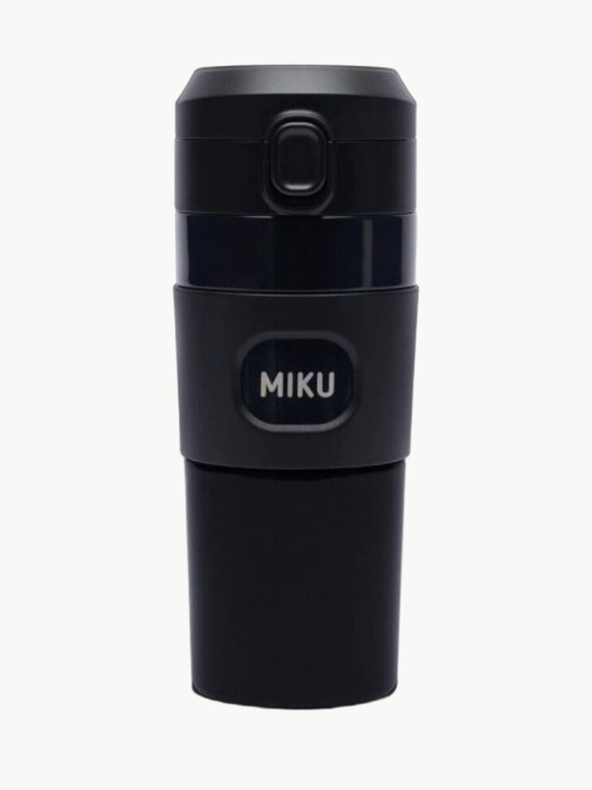 Термокружка Miku TH-MG-450-BLK с кнопкой, черный, 0,45 л