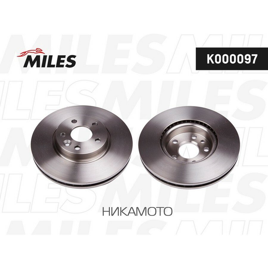 MILES K000097 Диск тормозной FORD S-MAX/MONDEO 07-/VOLVO S60/S80/XC70 06- d 16мм пер.