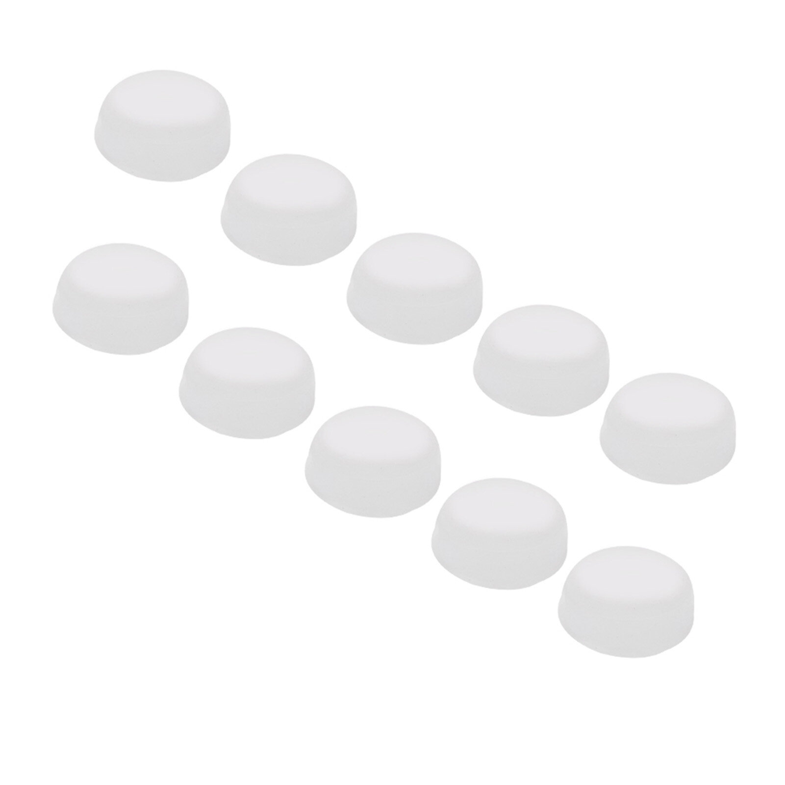 10 штук Универсальные Силиконовые Мягкие Открытые Дырки Штопки для Флейты Запчасти для Ремонта Флейты Аксессуар Белый Размер 7 x 3 мм