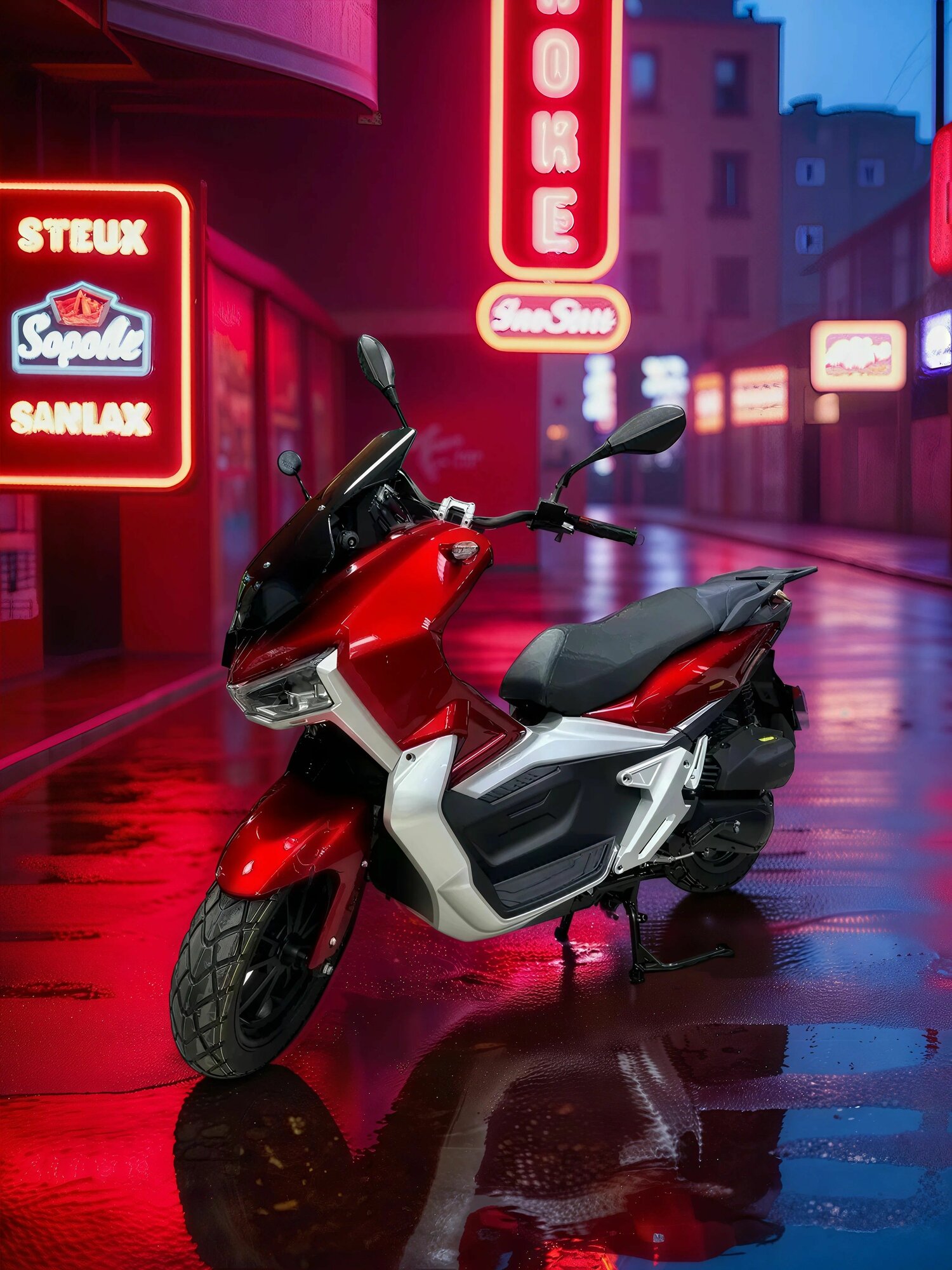 Скутер TRACER ADV RED 150 см3 (49,9) 13 л. с.