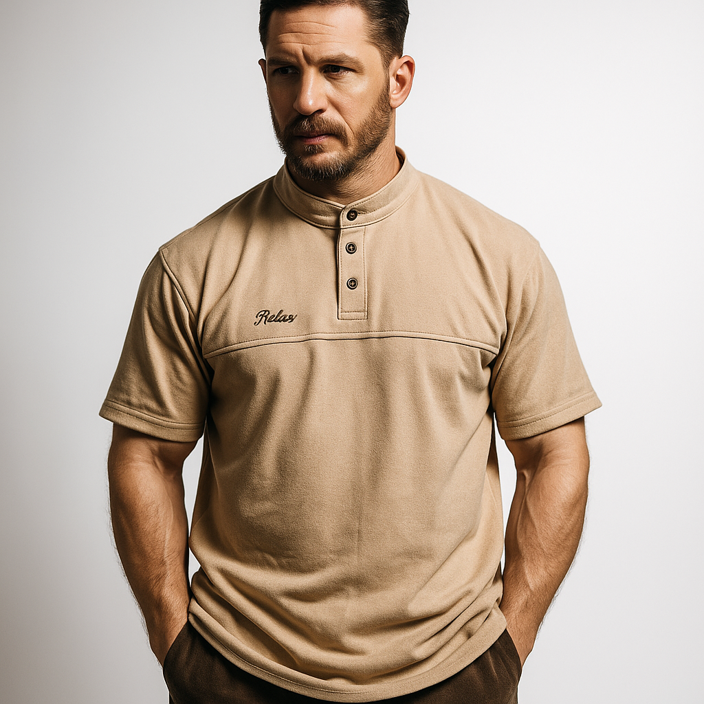 Поло футболка с воротником