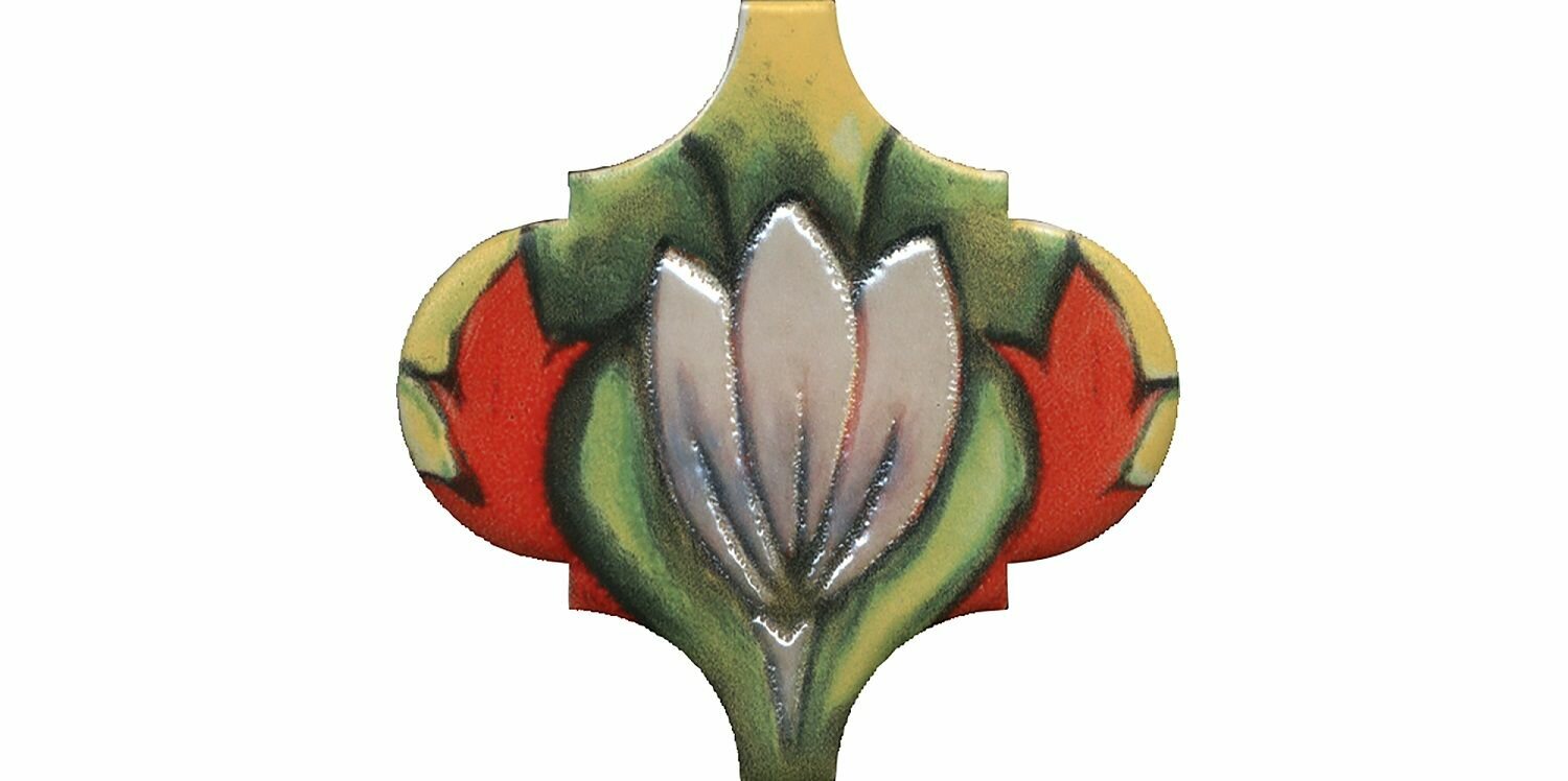 Керамическая плитка KERAMA MARAZZI OS/A311/65000 Декор Арабески Тоскана 10 глянцевый 6,5x6,5x0,7 Цена за 1/шт