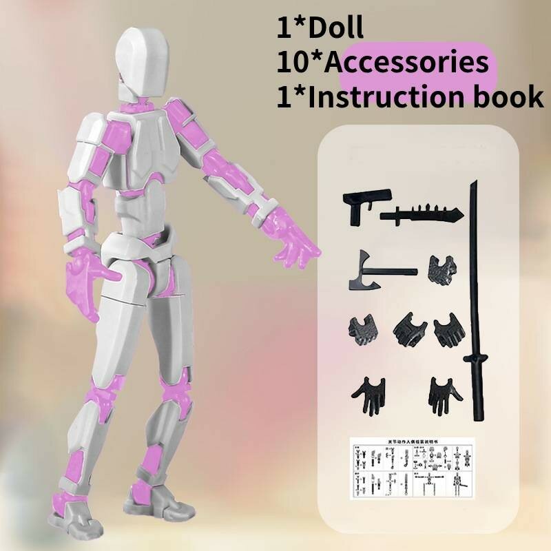 Lucky подвижная кукла фигурка для снятия стресса для diy проектов