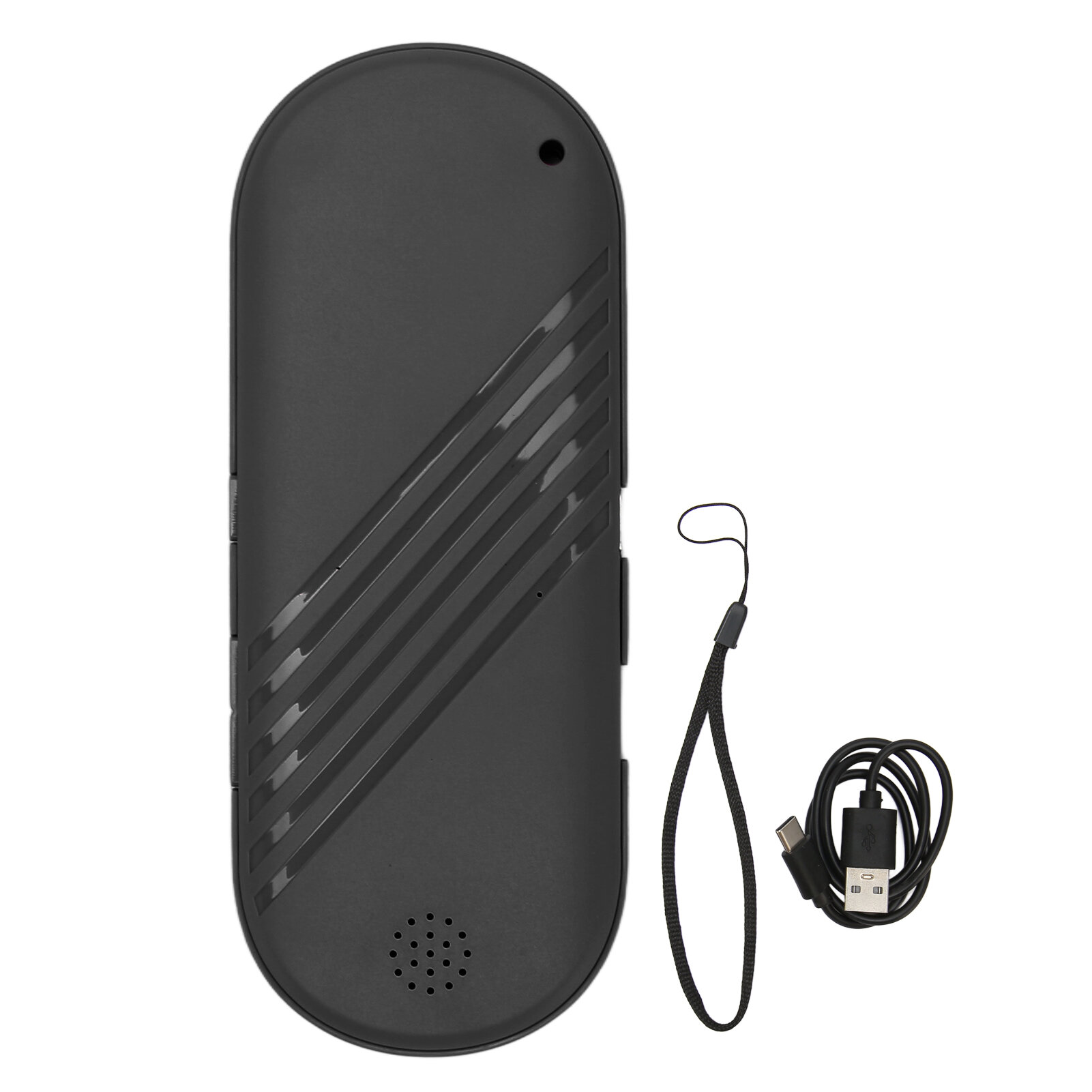 Under Pillow Speaker Multifunction Stereo Deep Bass Mini Bluetooth Conduction for Sleeping Black
