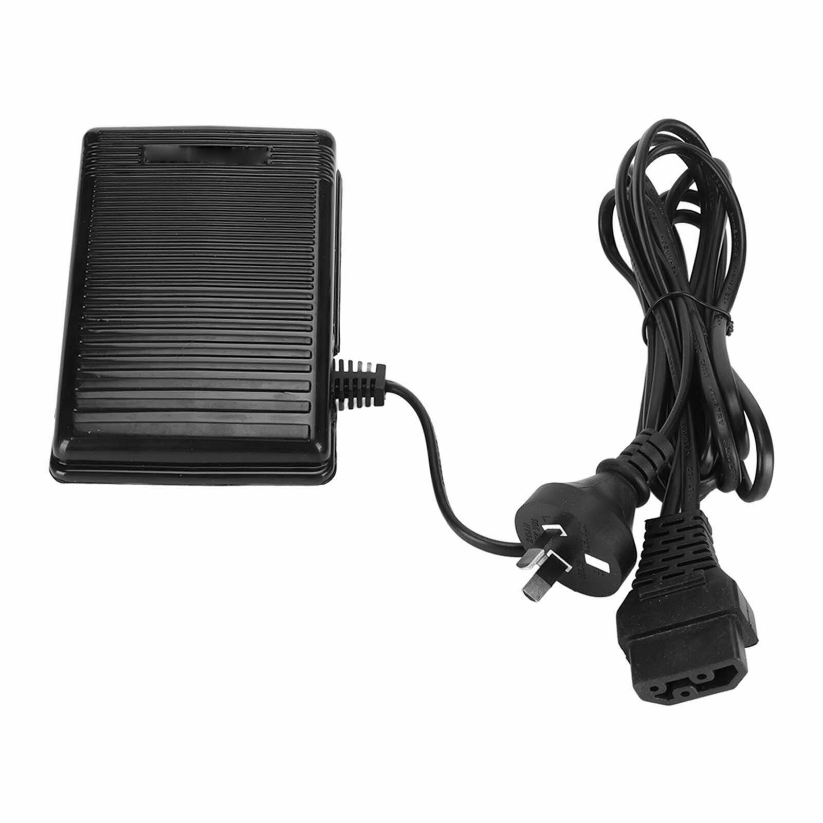 Педаль ножного управления с шнуром питания для швейной машины. Многофункциональная, нескользящая, прочная, совместимая с большинством моделей.