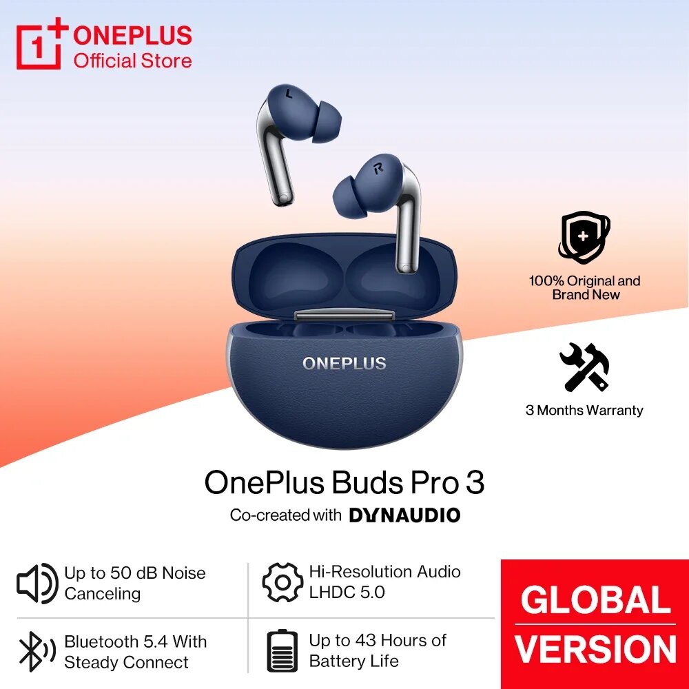 OnePlus Buds Pro 3 Bluetooth наушники Sapphire Blue