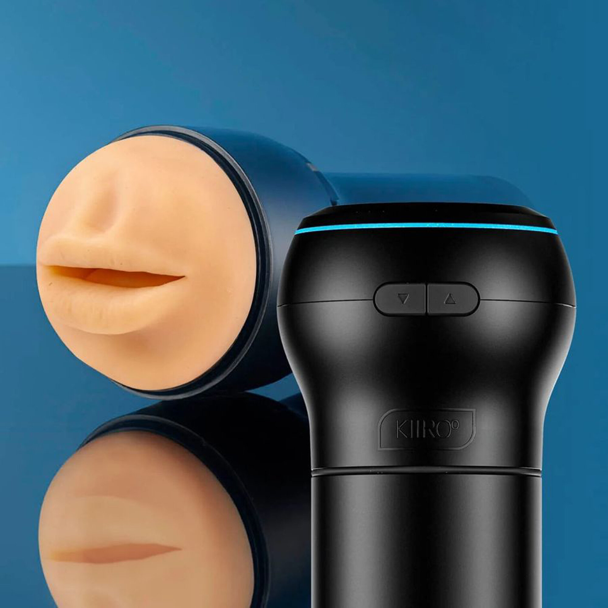 Мастурбатор + интерактивная насадка: Feel Stroker Mouth + Power Blow