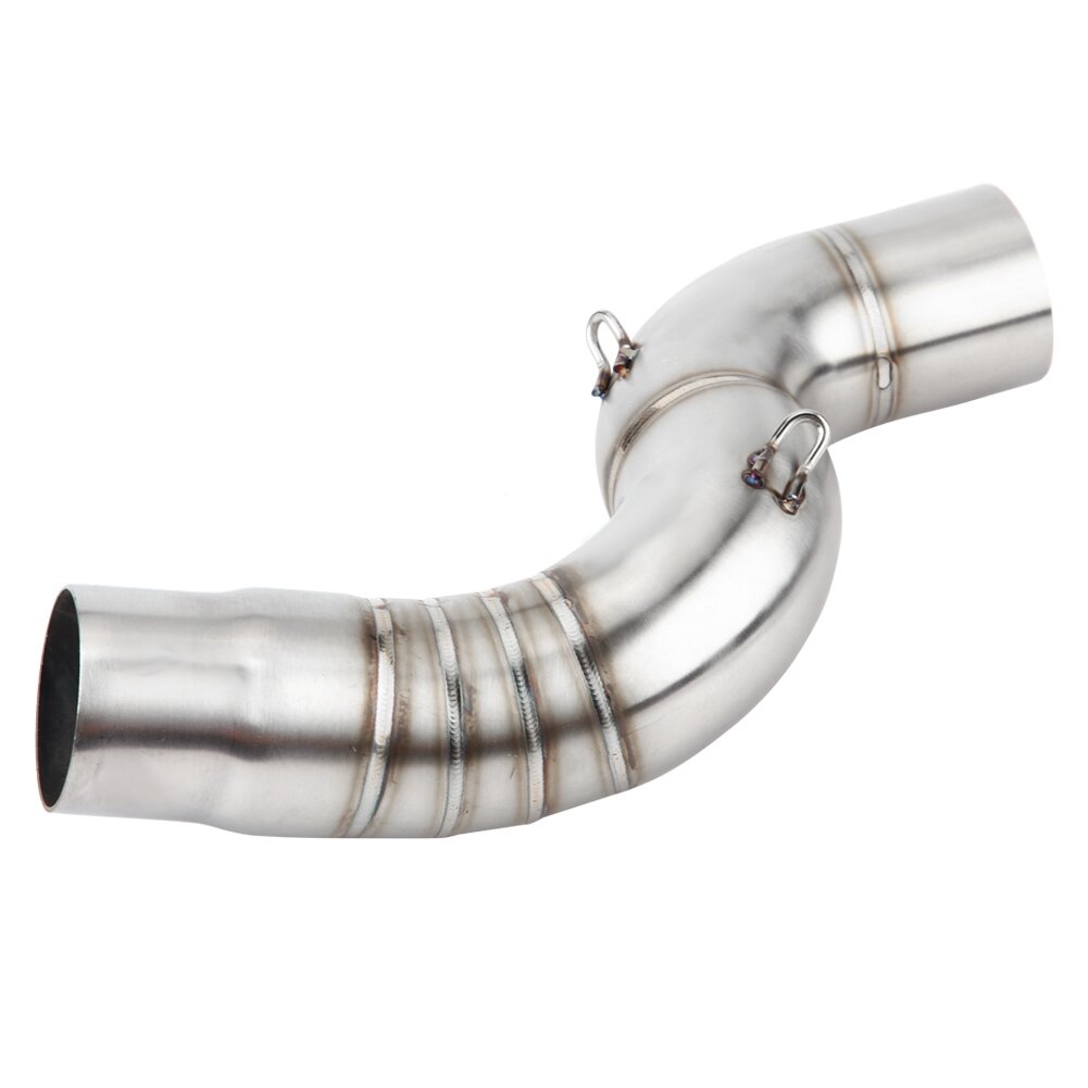 Выхлопная выхлопная выхлопная выхлопная канализация средняя труба, адаптер подключения для Kawasaki Ninja ZX-6R 2005-2008