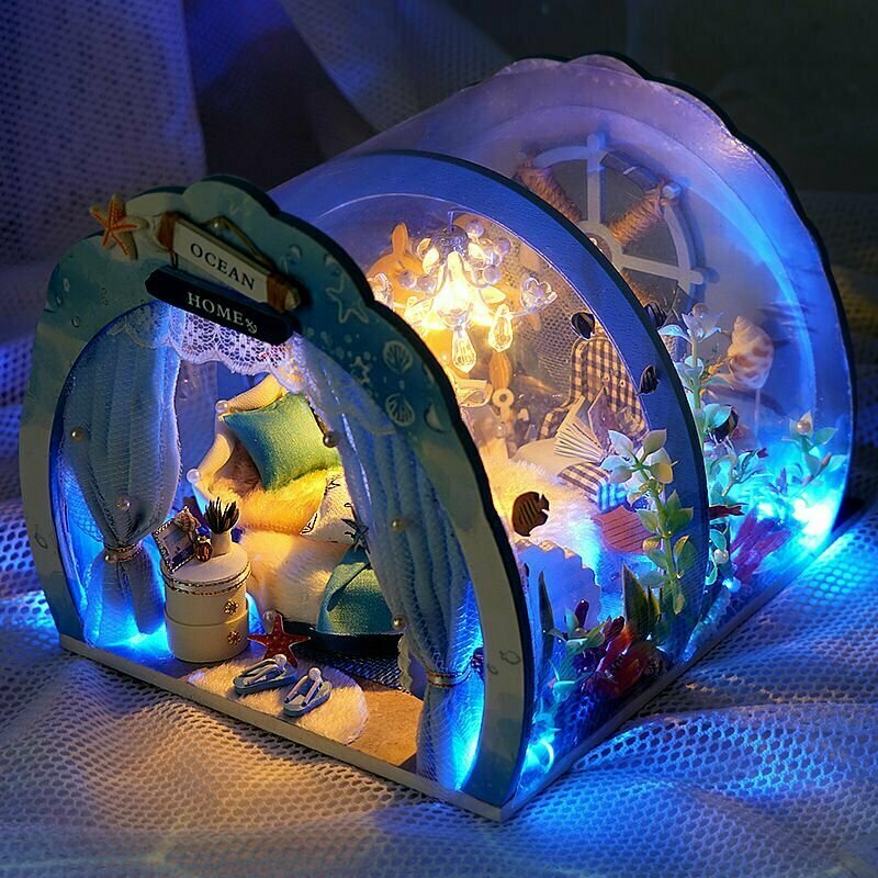 "TW38", секретный морской язык, ручной сборка, модель дома